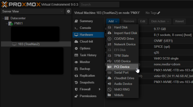 Install TrueNas Scale on Proxmox using HBA PassThrough on R730XD ...